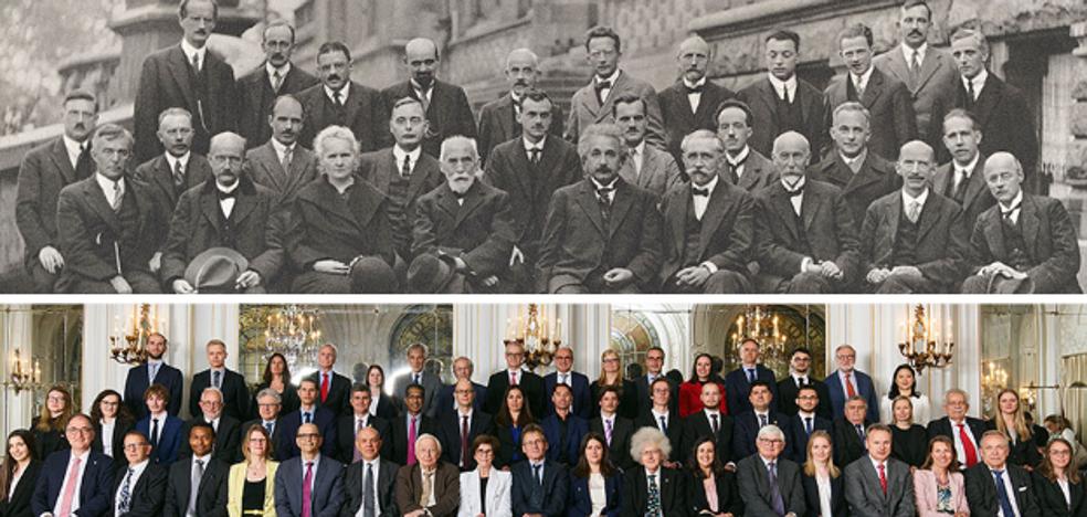 Seis científicos españoles recrean la icónica fotografía de la ...